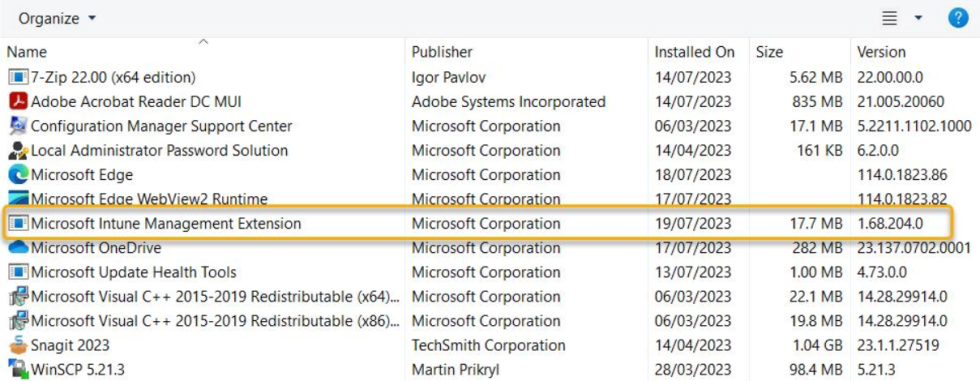 Intune Discovered Apps - Missing Inventory Data - Patch Tuesday Blog